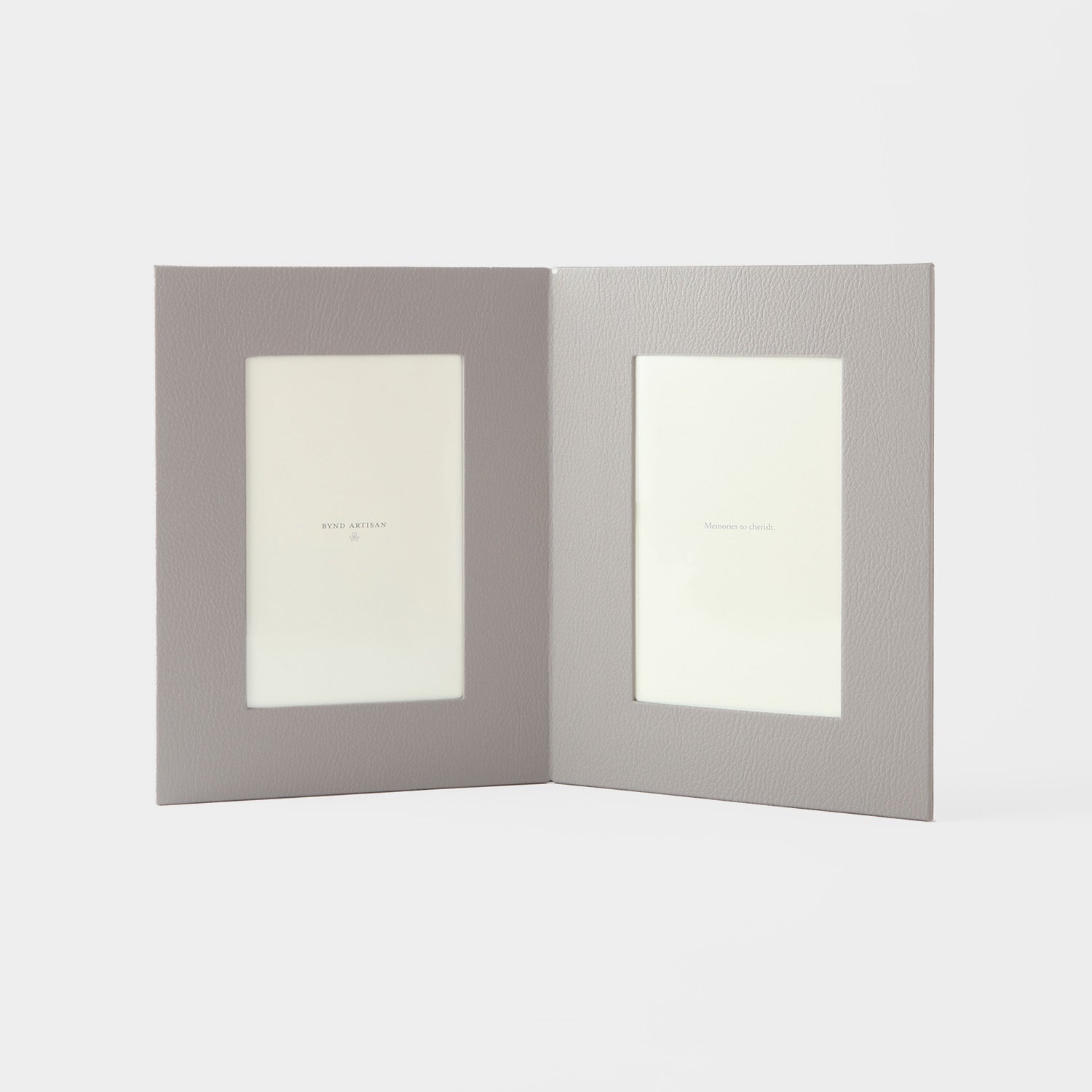 Double Photo Frame (4R, Portrait) | Leather & Paper Gifts | Bynd Artisan